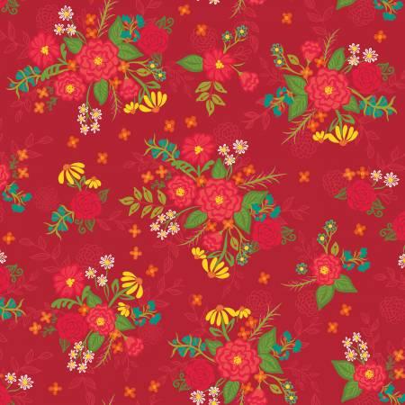 Riley Blake, Indigo garden, C11270-RED, RED – Yoder Department Store