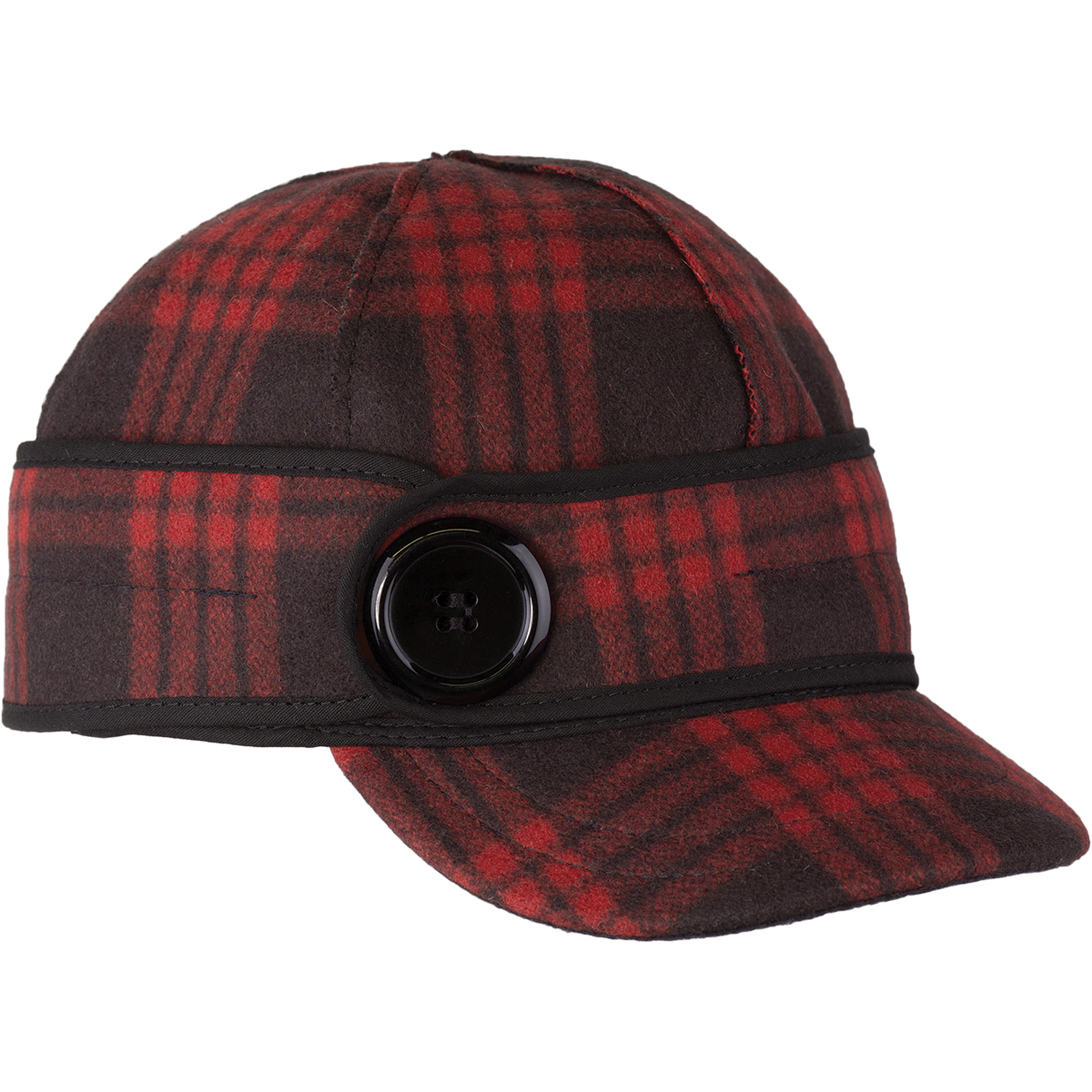 Stormy Kromer, The Button Up Cap, 50390-98F, Red/Black Tartan – Yoder ...